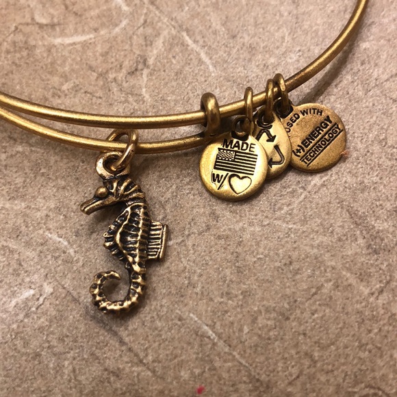 Alex and Ani | Jewelry | Alex And Ani Gold Seahorse Bracelet | Poshmark